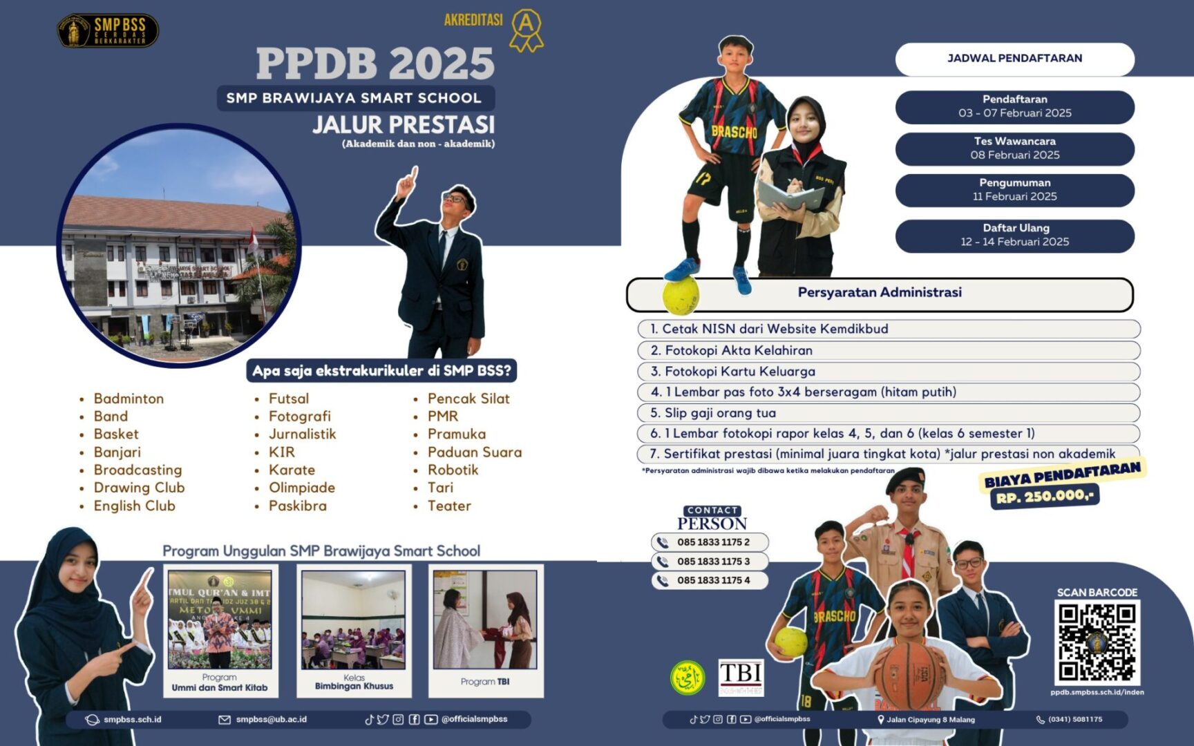 PPDB Prestasi 2025 - SMP Brawijaya Smart School