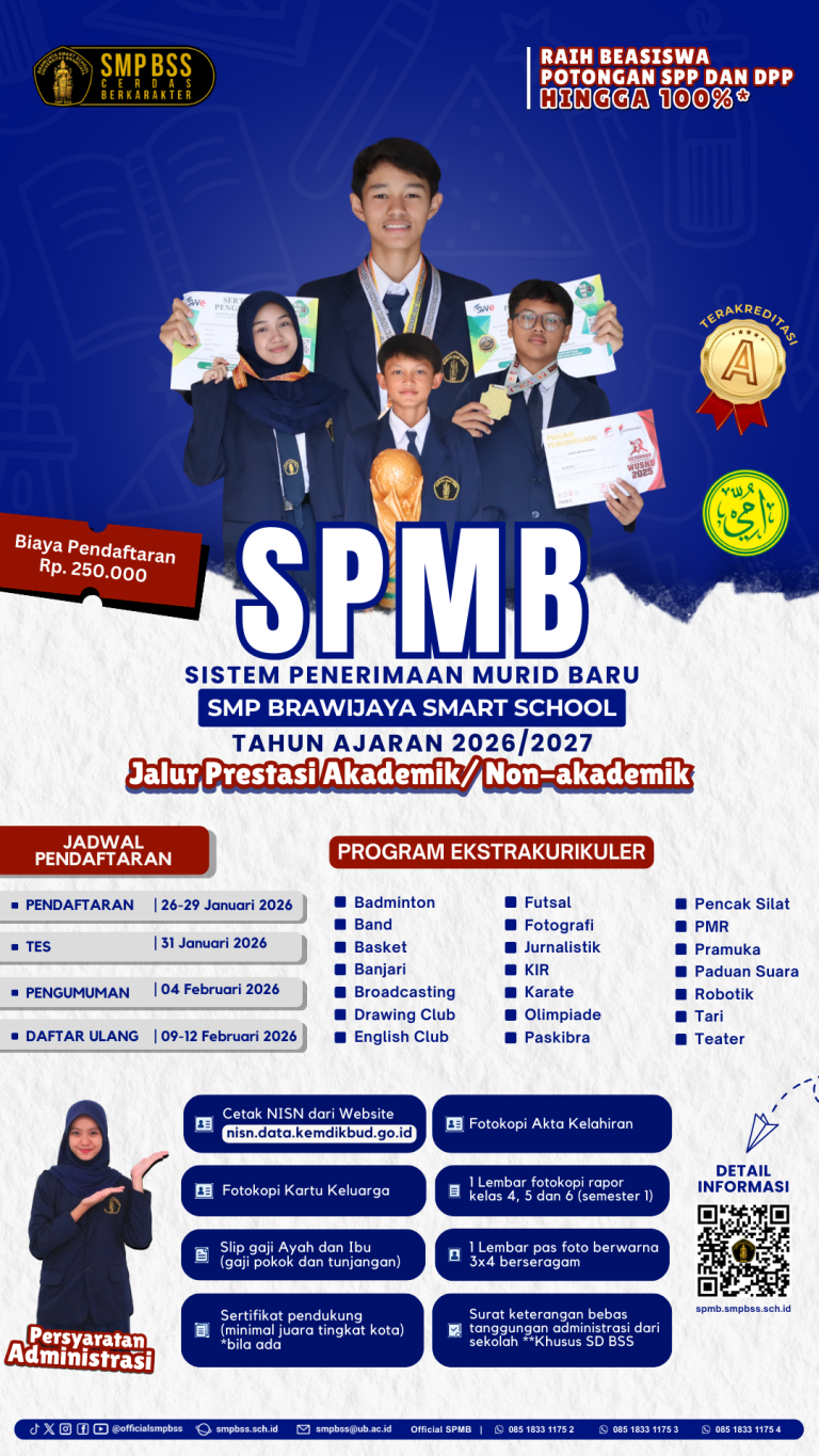SPMB Prestasi 2026 - SMP Brawijaya Smart School